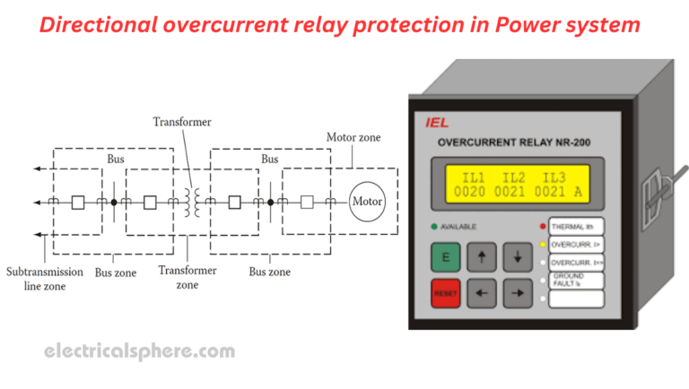 Directional overcurrent relay protection in Power system
