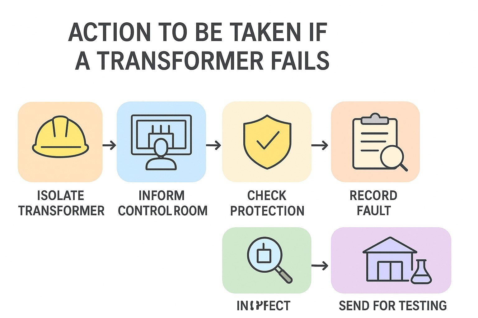 Action to be taken if a transformer fails - Electricalsphere